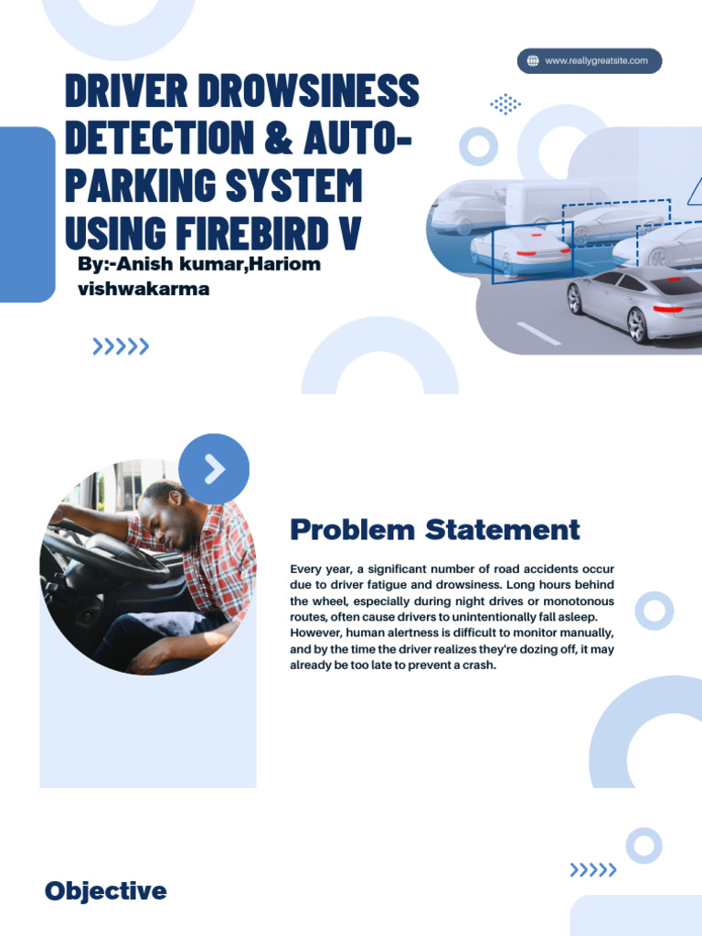 Driver Drowsiness Detection & Auto-Parking System Using Firebird V | PDF | Computing | Computer ...