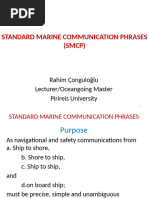 Standard Marine Communication Phrases | PDF | Foreign Language Studies | Science & Mathematics