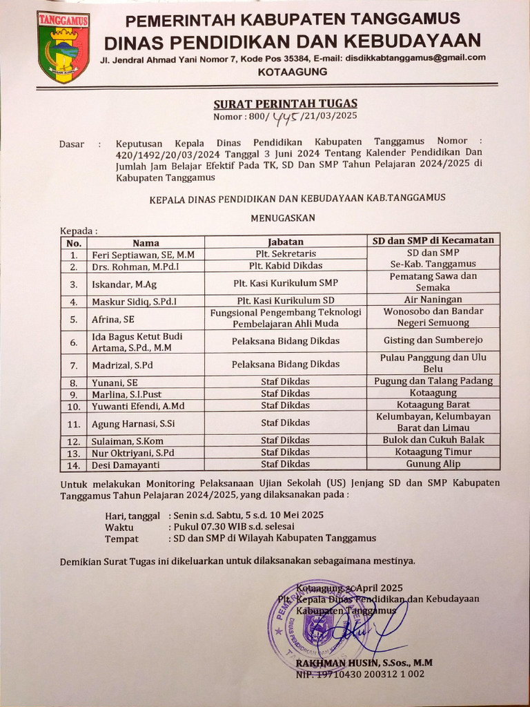 SPT Monitoring Us SD-SMP 2025 | PDF