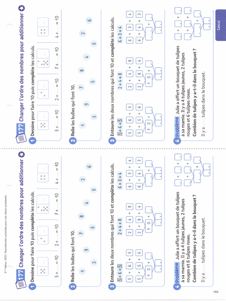 Tandem Maths Ce1 Ce2 Calculs20240830 - 20462283 | PDF