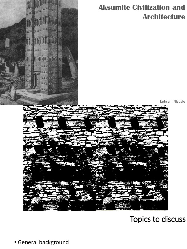 03 Aksumite Architecture | PDF