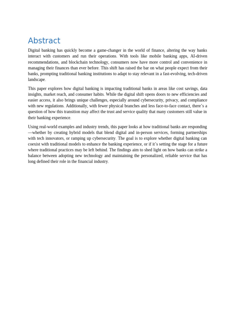 Abstract Digital Market | PDF