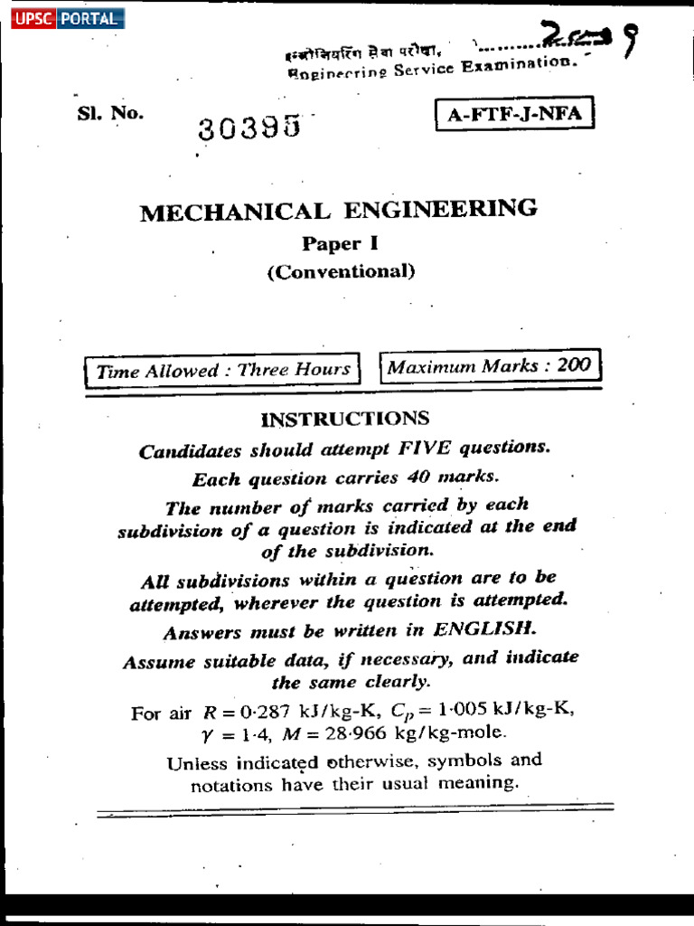 Engineering-Services-Exam-2009-Conventional-Mechanical-Engineering ...