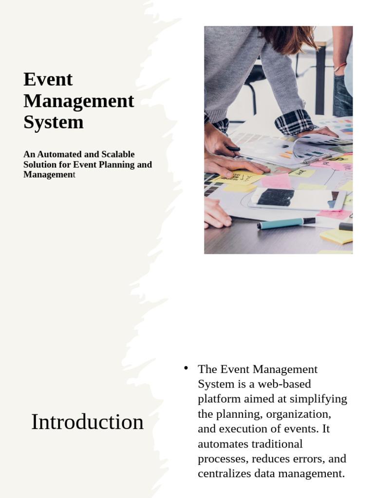 Simple Event Management Presentation | PDF | Computing | Systems ...