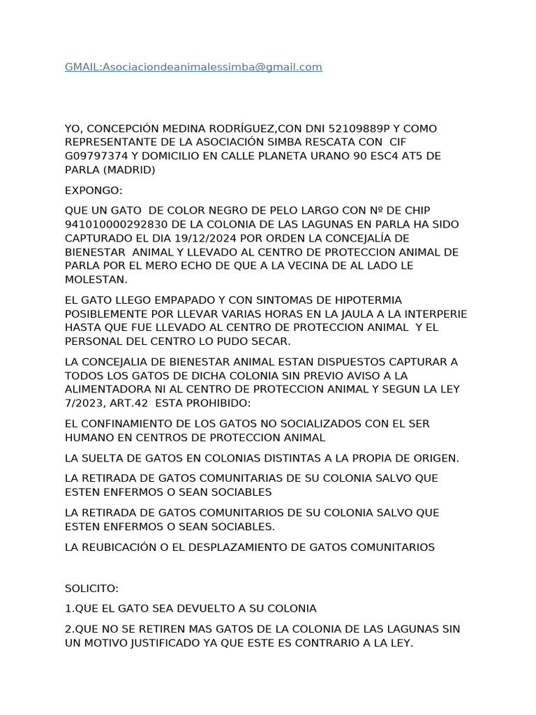 Colonia de Las Lagunas | PDF