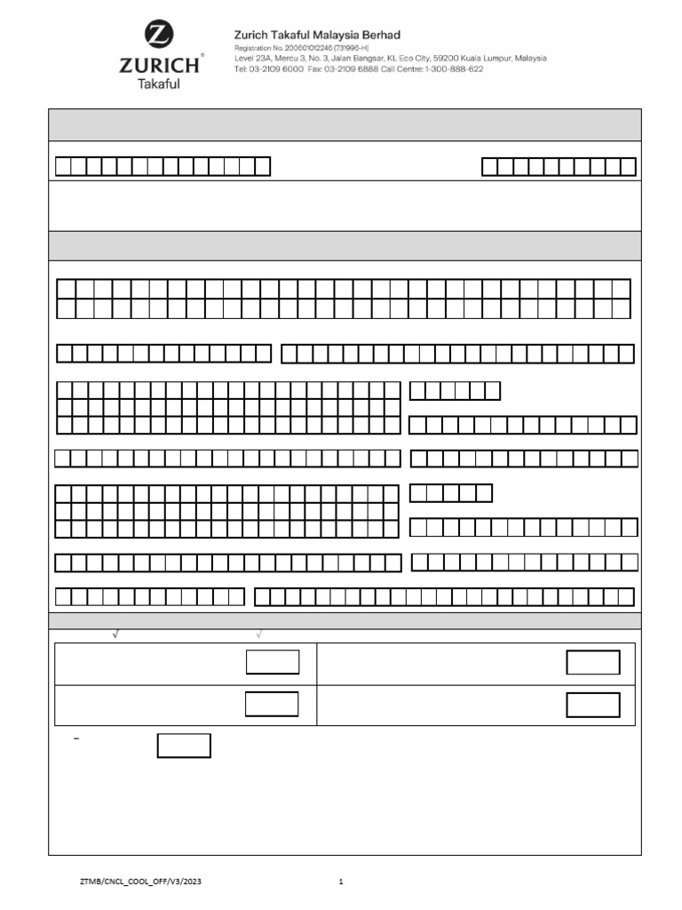 Cancellation Form | PDF