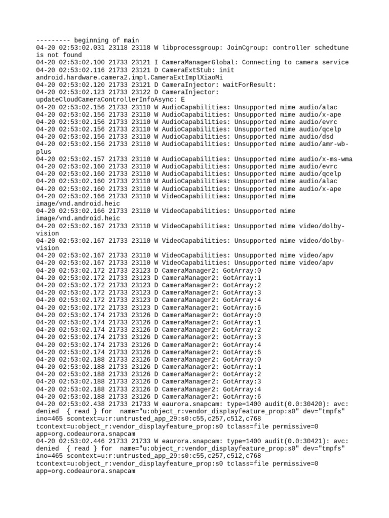 Log Cat 1745088781933 | PDF | Software Engineering | Computer Programming