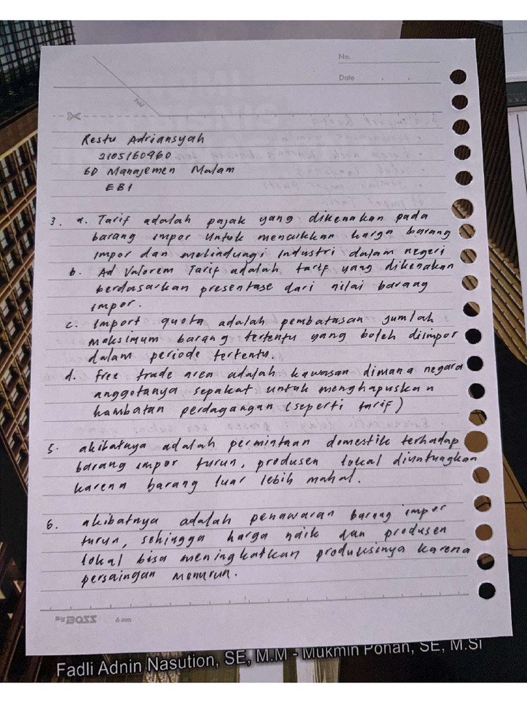 Tugas 6 Restu Adriansyah | PDF