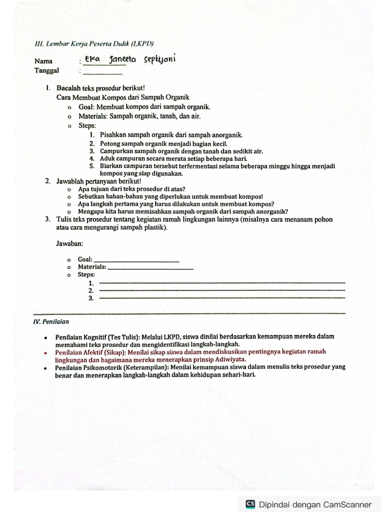 Dokumen Kegiatan LKPD - BIG | PDF