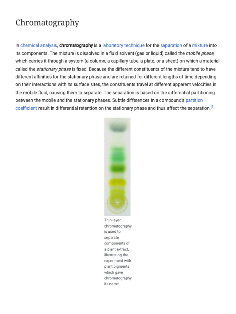 Understanding Chromatography Techniques | PDF | Chromatography | Thin ...