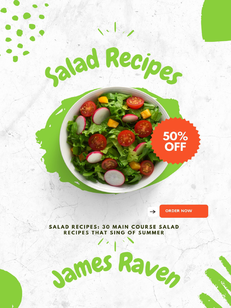 Salad Recipes - 30 Main Course Salad Recipes That Summer | PDF | Salad ...