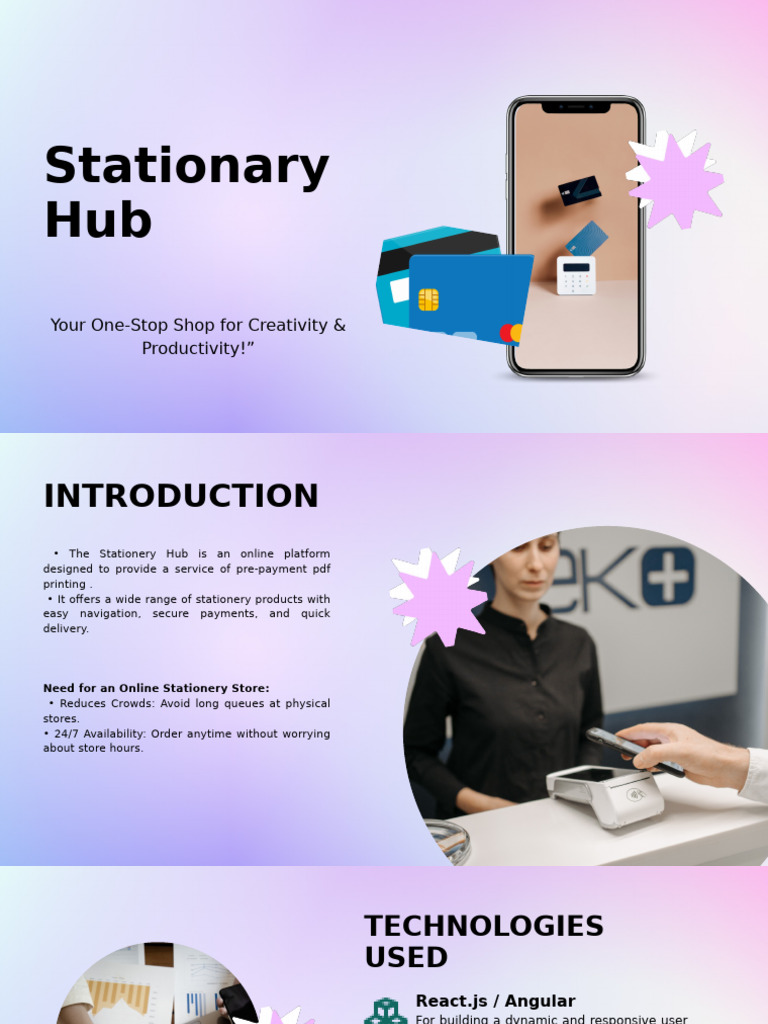 Stationary Hub REVIEW 3 | PDF | Mobile App | User Interface