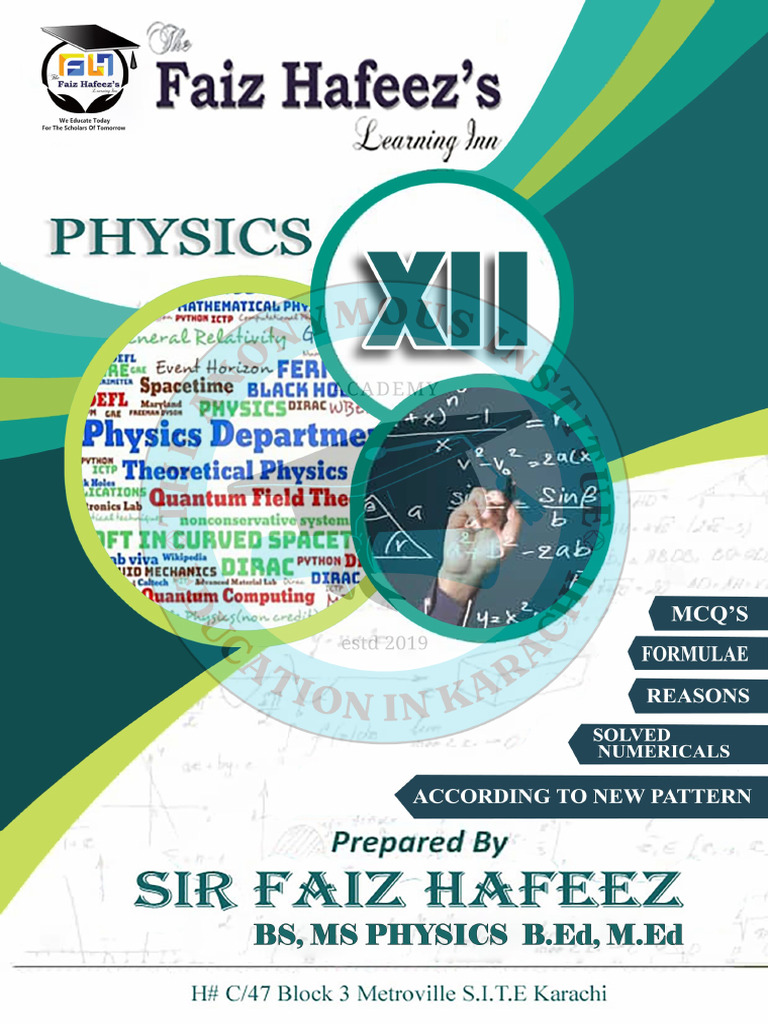 Xii Physics Notes New Book Cleaned | PDF