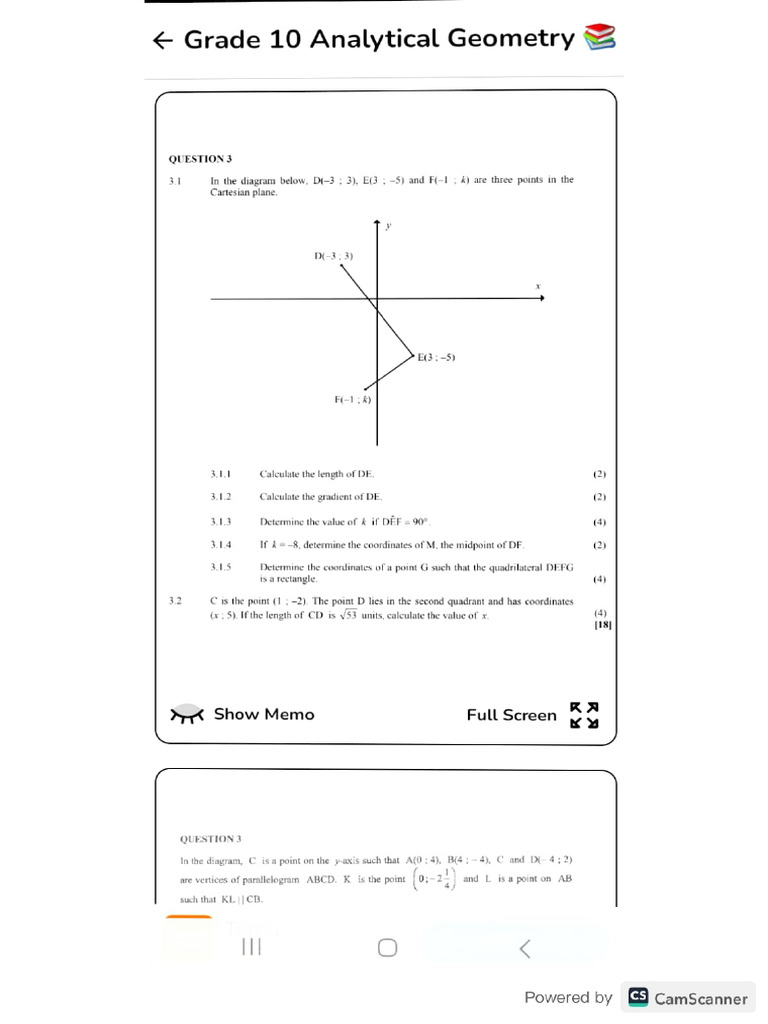 Analytical Geometry | PDF
