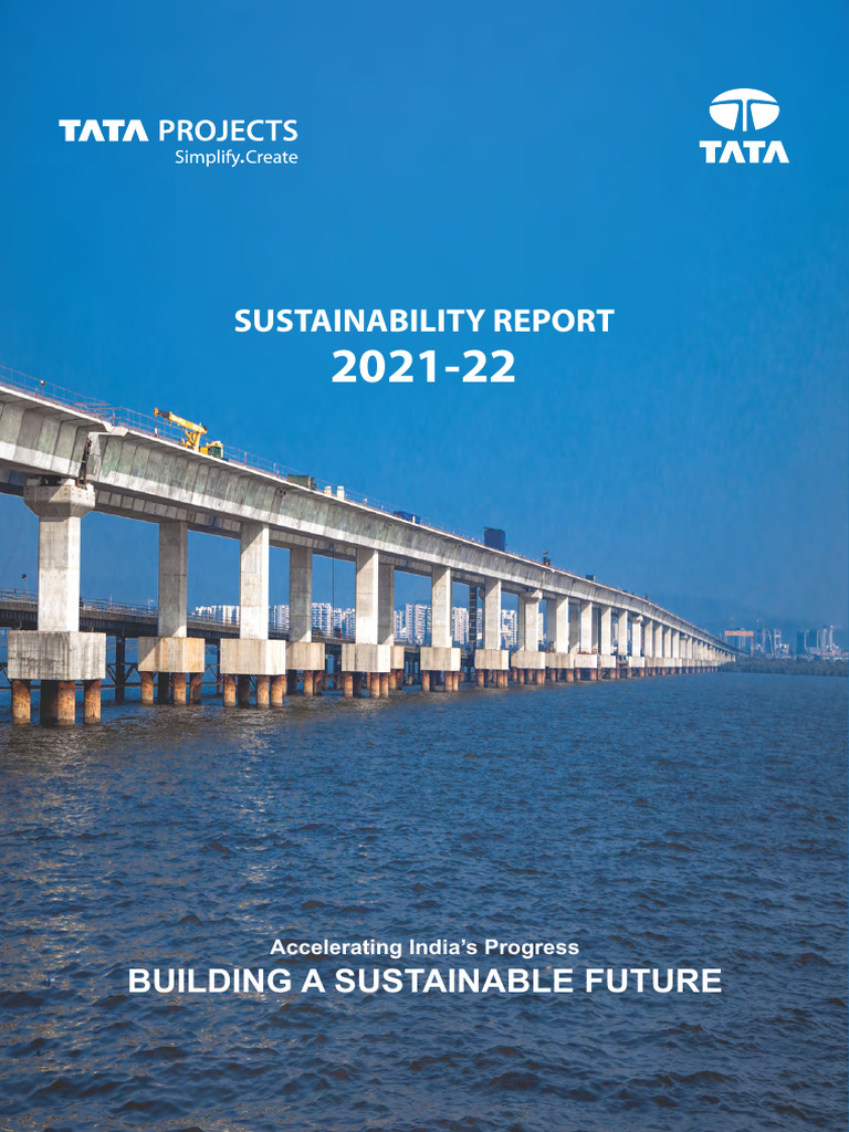 Tata Projects Sustainability Report 2021-22 | PDF | Sustainability ...