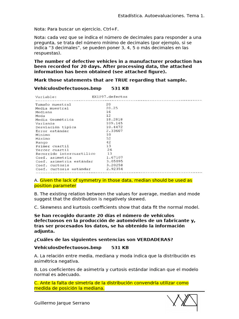 Sat t11 | PDF | Mediana | Matemáticas