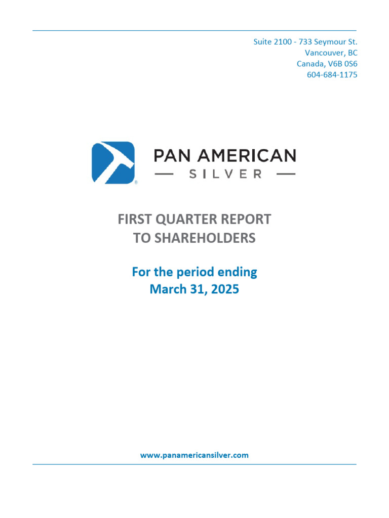 Q1-2025-Financial-Report | PDF | Dividend | International Financial ...