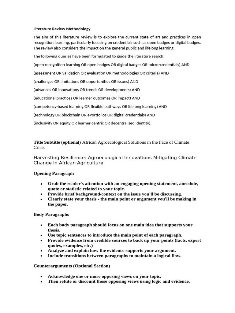 Open Recognition Learning Review | PDF | Methodology | Argument