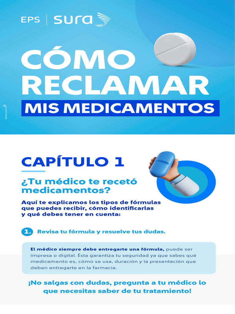 Cómo Reclamar Mis Medicamentos | PDF | Medicamentos con receta | Farmacia