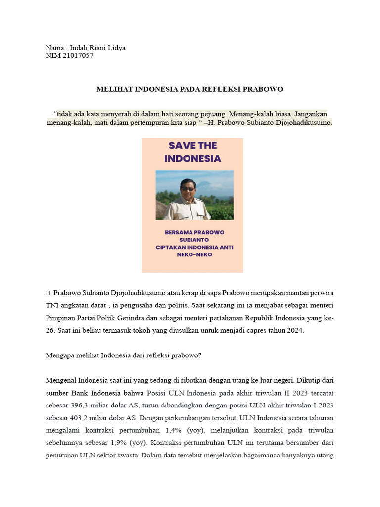 21017057 Indah Riani Lidya Feature | PDF