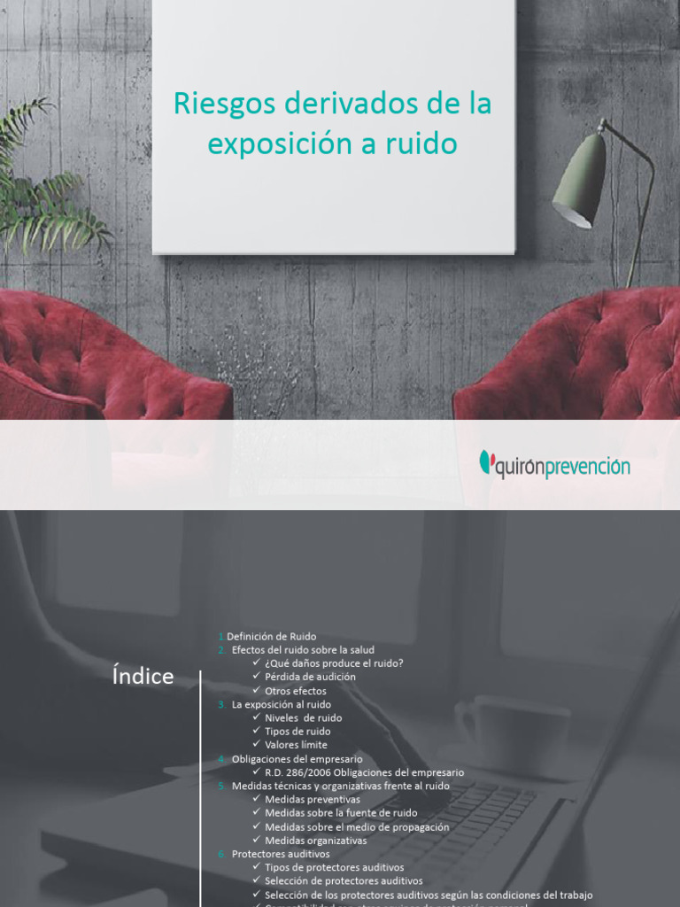 Riesgos Derivados de La Exposición A Ruido | PDF | ruido | Decibel