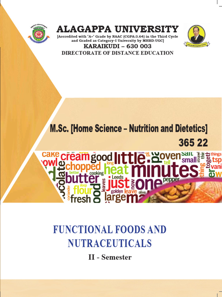 Functional Foods and Nutraceuticals Overview | PDF | Foods | Dietary ...