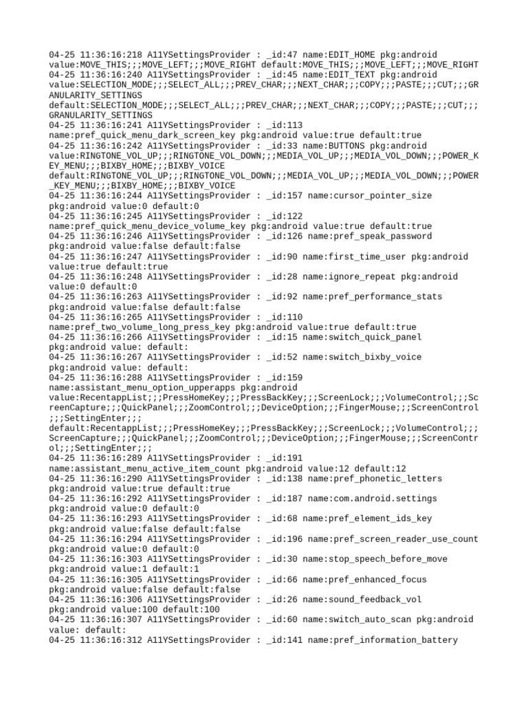 a11yProvider_log | PDF | Thin Clients | Mobile Telecommunications User Equipment