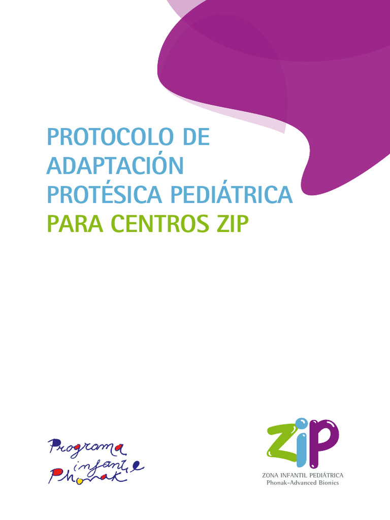2012 - 02 - PIP - 1 - Protocolo Adaptación Pediátrica Zip 4 | PDF | Escuchando | Audiología
