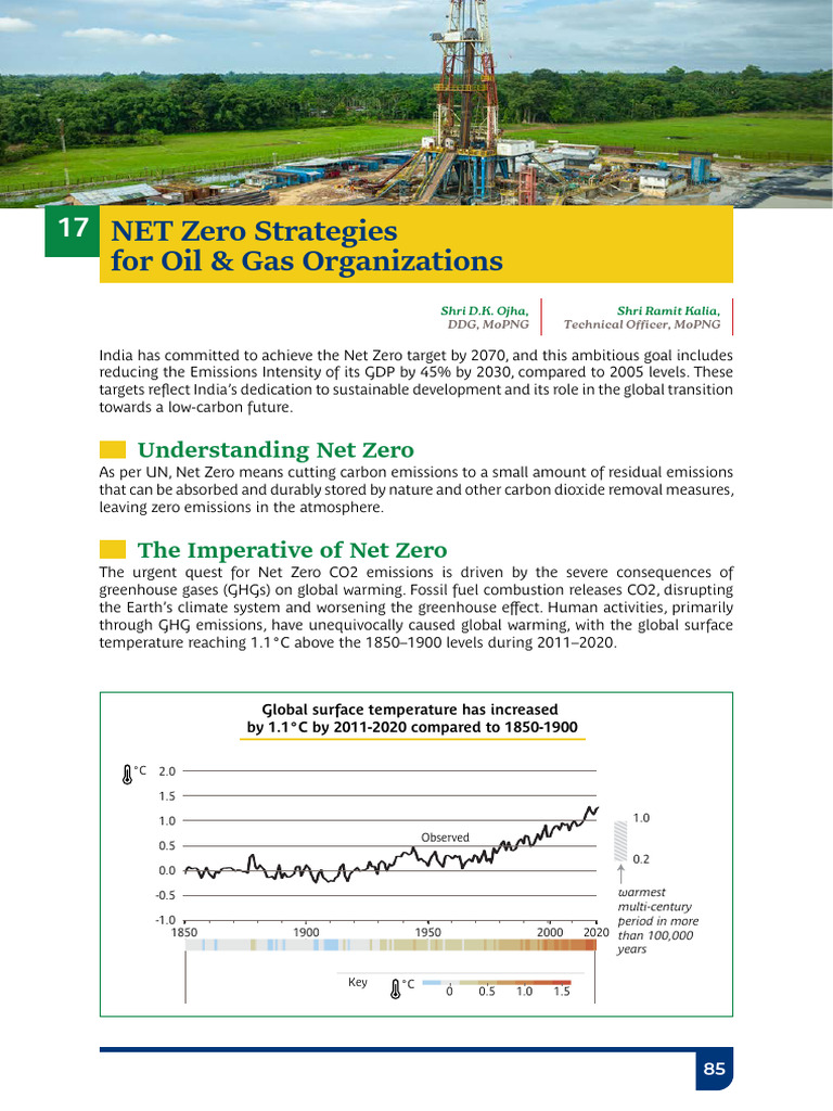 Net Zero Strategies for Oil & Gas Firms | PDF | Greenhouse Gas ...