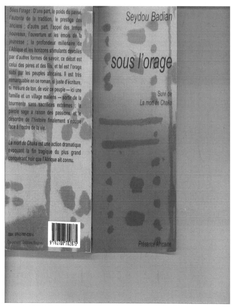 Seydou+Badian+ +sous+l'orage | PDF