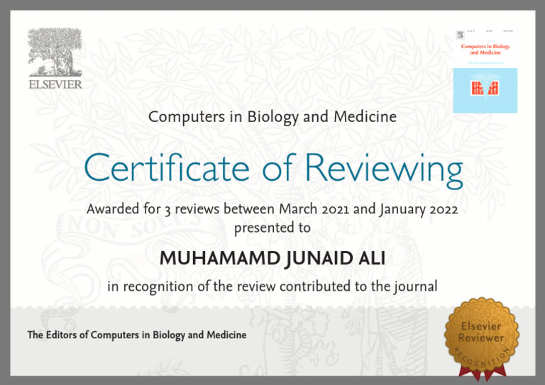 Certificate CBM Recognised | PDF