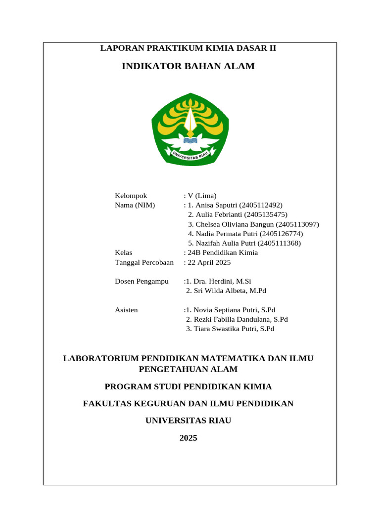 Indikator Alami untuk Penentuan pH | PDF