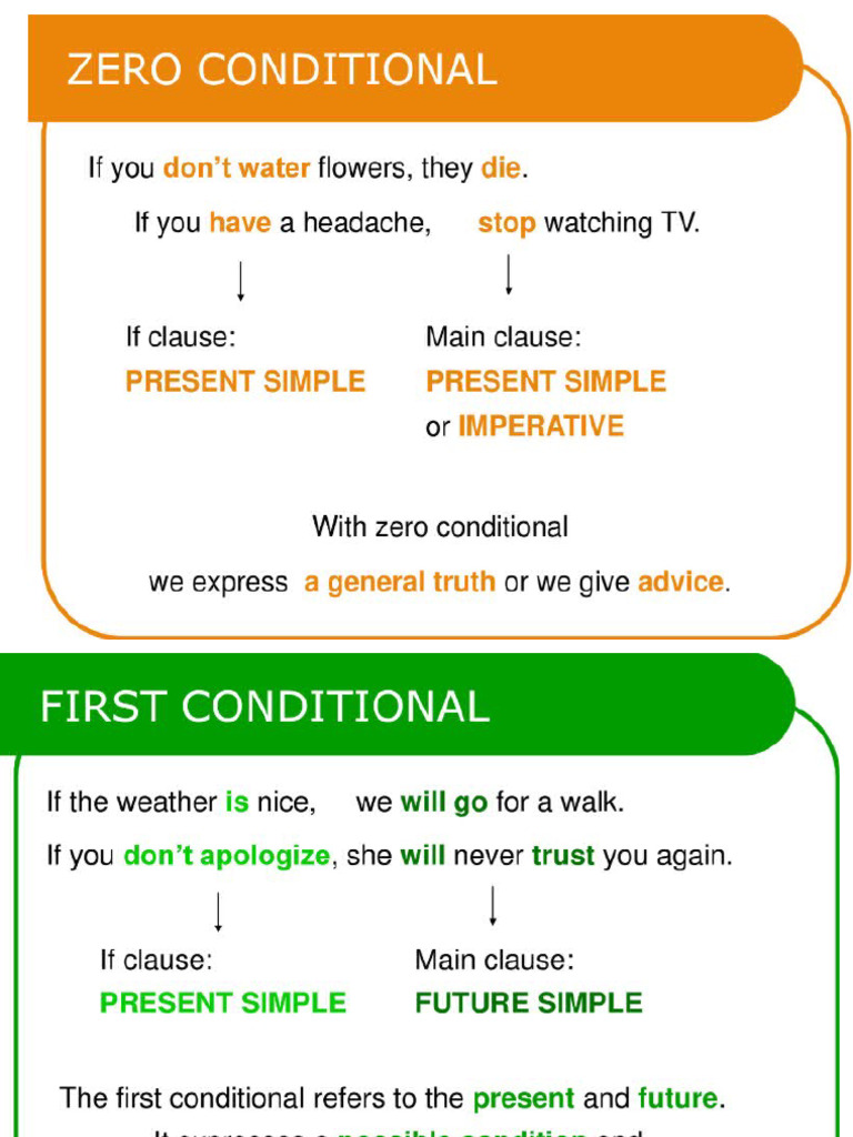 Conditional Clauses Explained | PDF | Verb | Adverb