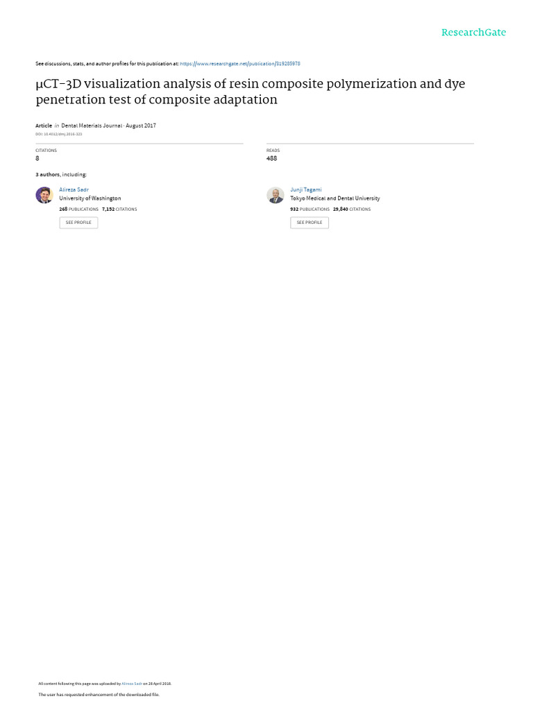 CT-3D_visualization_analysis_of_resin_composite_po | PDF | Dental ...