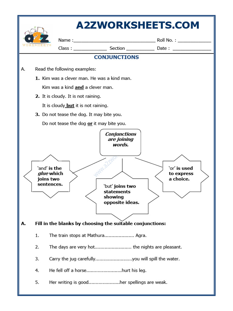 Let's Practice Conjunctions-01 | PDF
