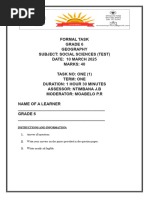 Grade 7 Geography Term 1 Revision Booklet | PDF