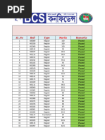47th BCS Preli R.T-7Result | PDF