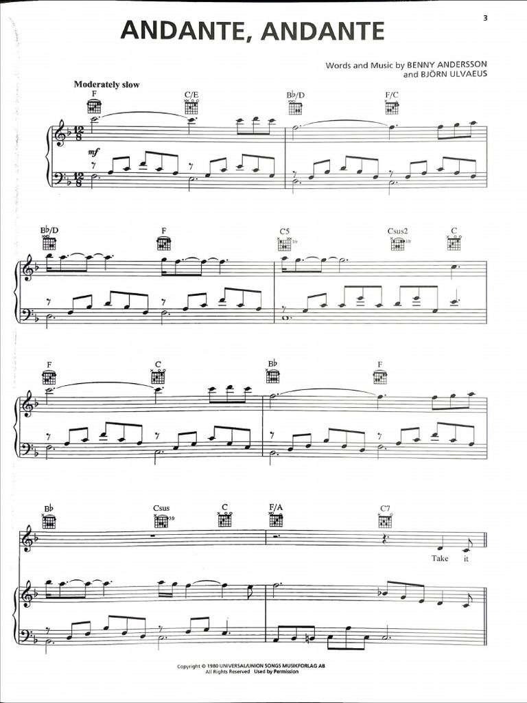 Andante, Andante | PDF