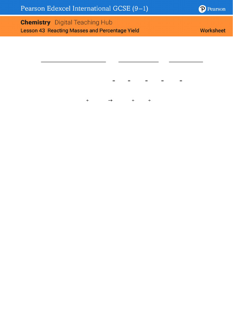 IG Chemistry Lesson43 Worksheet4 | PDF