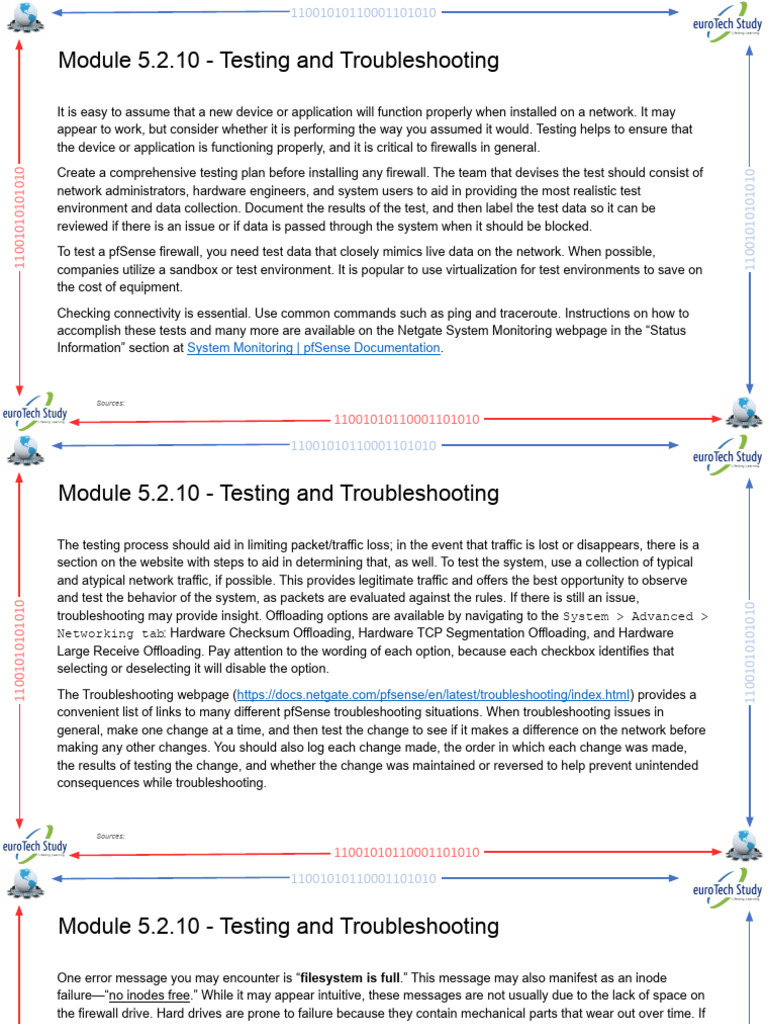 Firewall Testing and Troubleshooting Guide | PDF | Computer Network ...