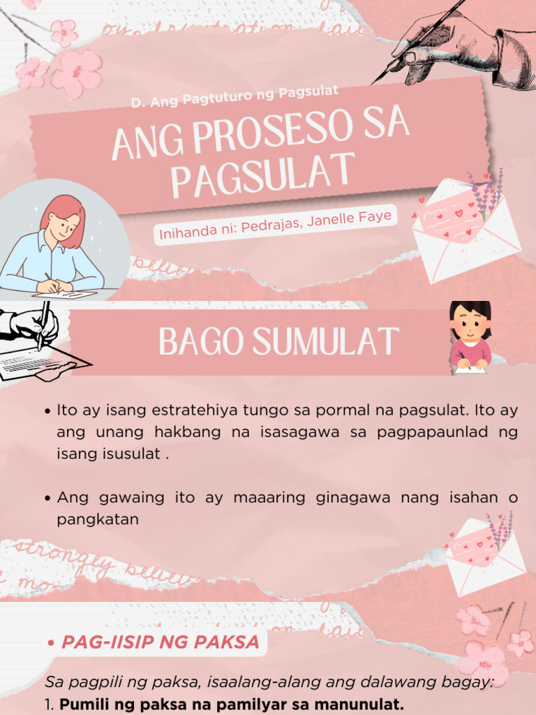 Ang Proseso Sa Pagsulat_compressed | PDF