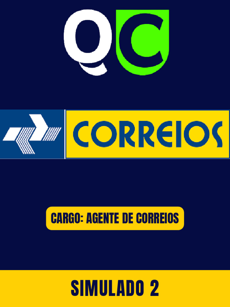 Simulado 02 Agente de Correios | PDF | Microsoft