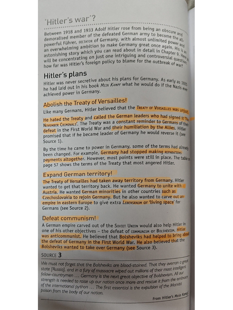 Hitler's Foreign Policy | PDF