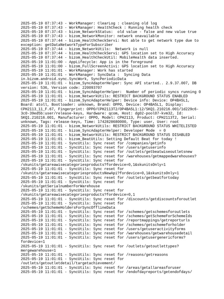 Logg 20250519 | PDF | Java (Programming Language) | Computer Science