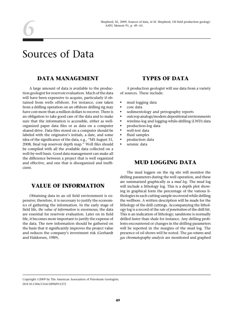 Sources of Data 2009 | PDF | Geology