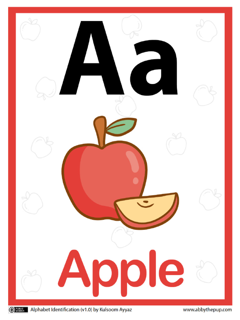 Alphabet Identification | PDF