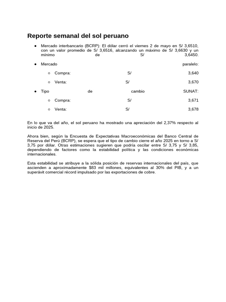 Reporte Escrito Semanal | PDF
