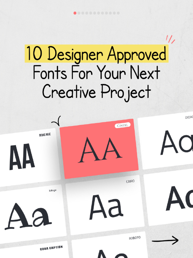 10 Fonts Every Designer Should Have in Their Toolbox! | PDF