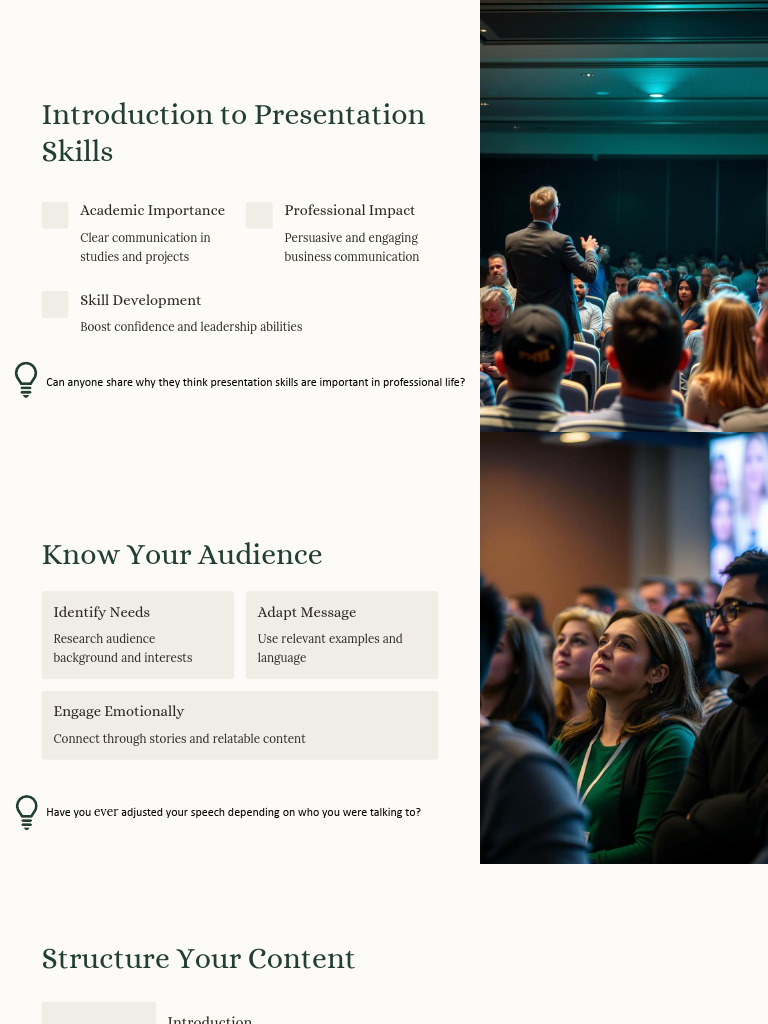 Effective Presentation Strategies Guide | PDF | Communication ...
