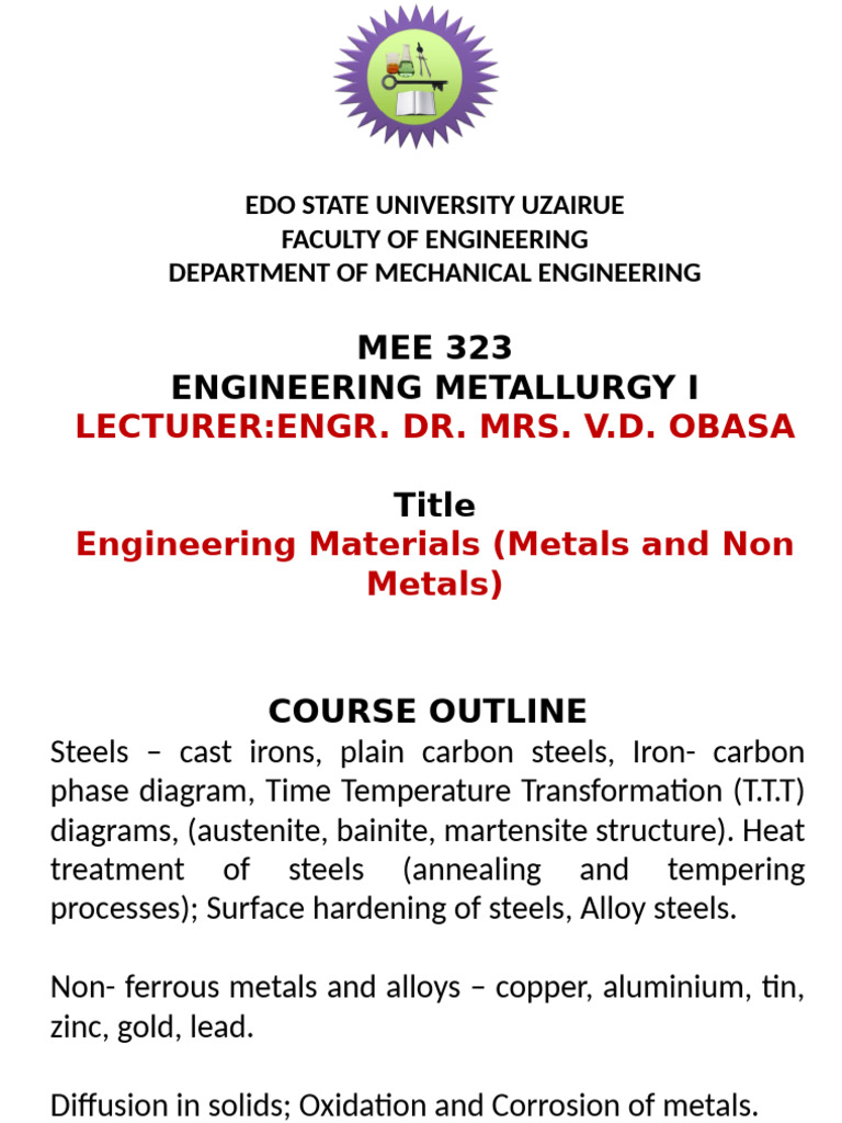 Module 1, Metals and Non Metals | PDF | Metals | Steel